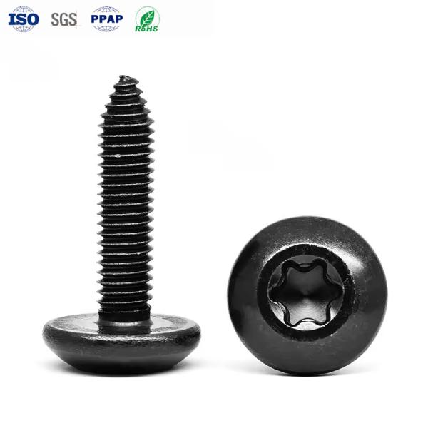 Quality C1022A Carbon Steel Screws M2-M12 Black Zinc Plated 4-400mm for sale