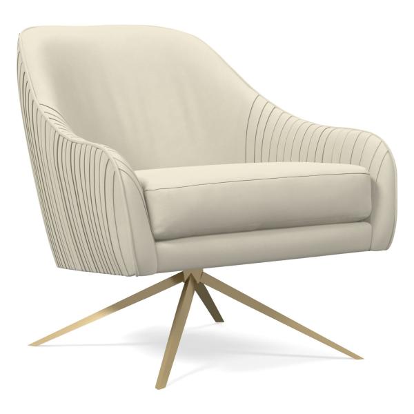 Quality ODM Modern Swivel Chair Metal Base For Office Leisure Living Room for sale
