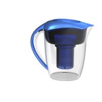 China Blue Nano Energy Alkaline Water Pitcher For Reduce Bacteria factory
