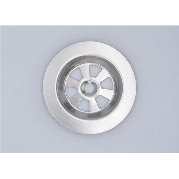 Quality Durable Small Sink Strainer Circel Stlye , Kitchen Sink Strainer Stopper OD 62 Mm for sale