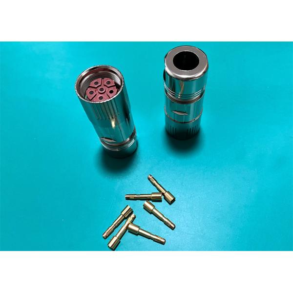 Quality M23 Power Circular Wire Connector 6 Pin Servo Encoder Female Male Crimp Wire for sale