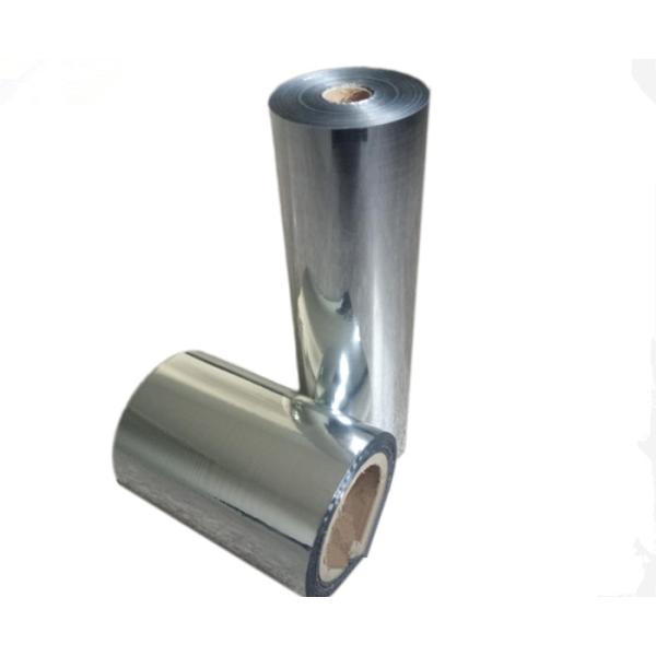 Quality 1500mm Self Adhesive Laminate Roll 3inch Thermal PET Metalized Film for sale