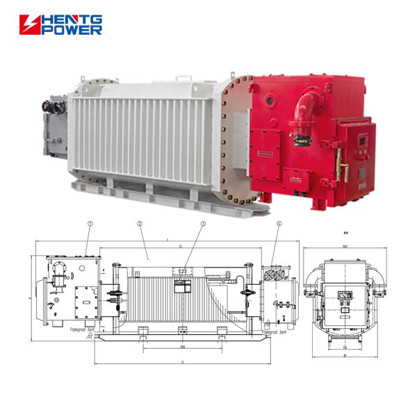 Quality Explosion-Proof Mining Transformer for Underground Coal Mines Ex Certified for sale