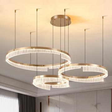 Quality Transparent PMMA Acrylic Lampshade LED Chandelier Rust Resistant for sale