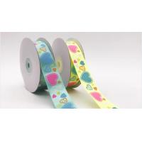 Quality Customized Print Satin Grosgrain Ribbon with Logo For Wrapping Decoration for sale