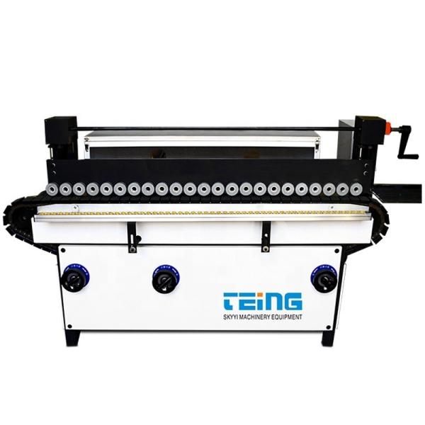 Quality Three Head Vertical Door Edge Side Sanding Machine with 150mm Polishing Roller for sale