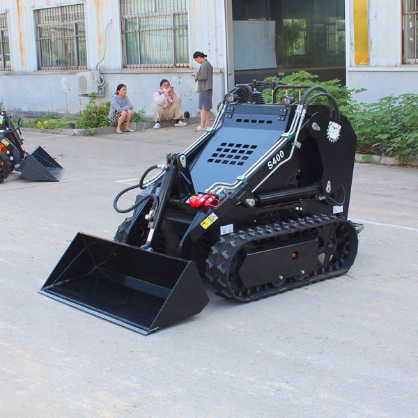 Quality China Skid Steer Stand on Attachments Mini Crawler Skid Steer Loader With Track for sale
