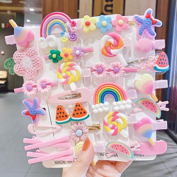 Quality Diy Childrens Hair Accessories Fruit Shape Hair Grips Cartoon Baby For Girls Kids  19 Cm for sale