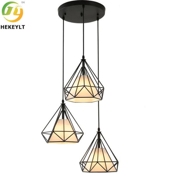 Quality 40 Watt Iron Modern Pendant Light With E26 Bulb Base for sale