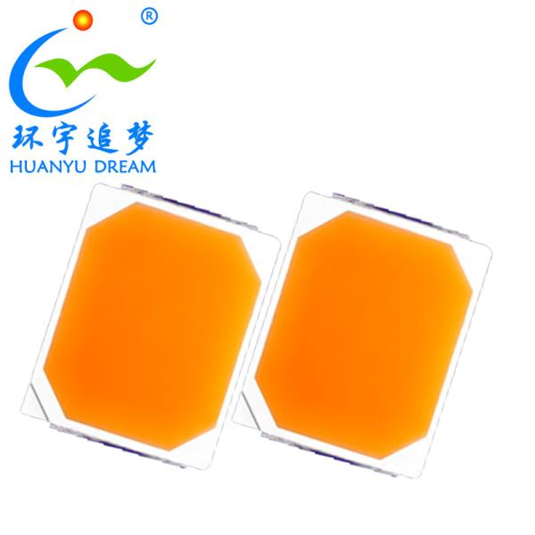 Quality 0.2W Warm White 2835 SMD LED Chip Amber Yellow Canle White Color 2835 SMD LED 3000K 3V 60mA For Indoor Lighting for sale