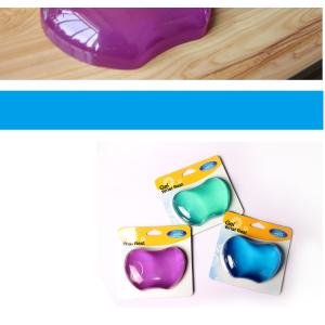 Quality Gel Filled Cushion Transparent Mouse Pad Support Wrist Effectively Reduce Wrist for sale