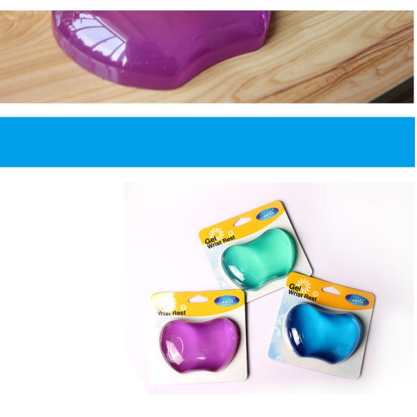 Quality Gel Filled Cushion Transparent Mouse Pad Support Wrist Effectively Reduce Wrist for sale