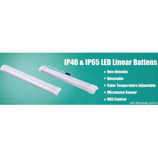 Quality 60w 1500mm Led Linear Suspension Lighting Max 42m Linkable for sale