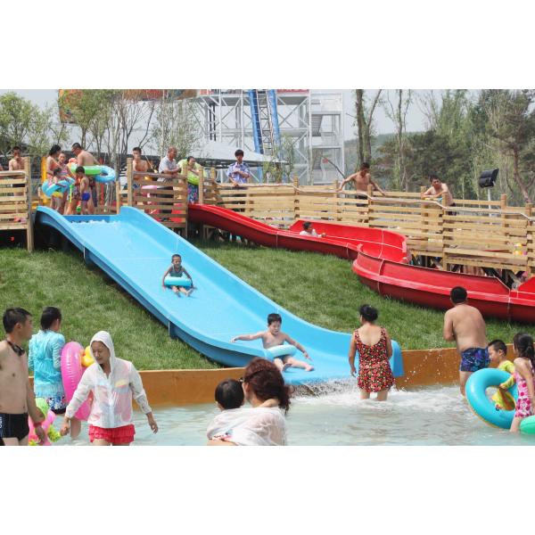 Quality Attractive Kids' Water Slides , Aqua Play Equipment Fiberglass Pool Slide for sale