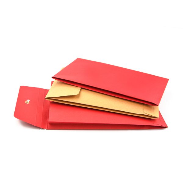 Quality Custom Size Kraft String and Washer Closure Envelopes for Confidential for sale