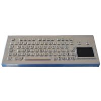Quality Stainless Steel Movable Industrial Keyboard With Touchpad For Coal Mine for sale