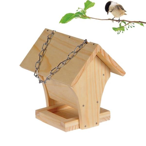 Quality Customized Small Cute Outdoor Decoration Pigeons Bird House All Seasons Wooden Feeder for sale