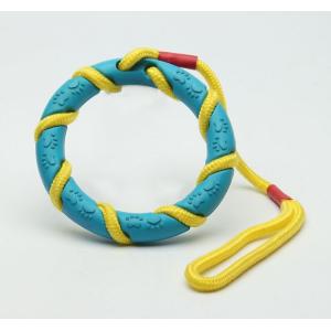 Quality Round O Pet Dog Dental Chew Toys Durable With Rope Lightweight Easy Use for sale