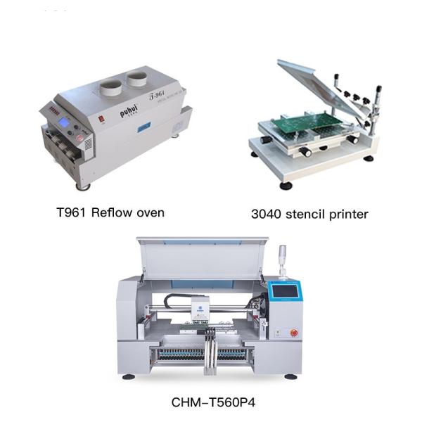 Quality Automatic CHM-T560P4 8000cph SMT Assembly Line Manual Nozzle Change for sale