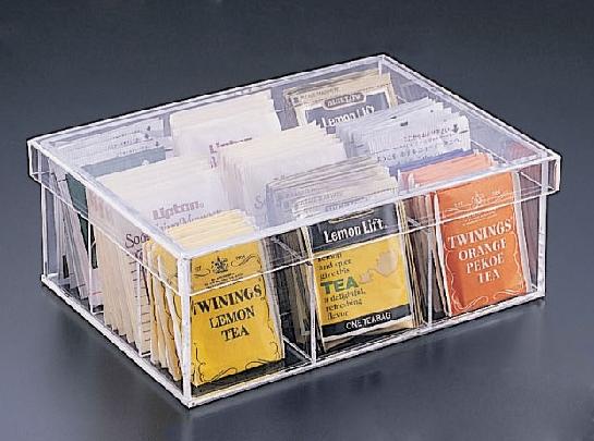 Quality Popular Shape Acrylic Boxes For Tea Bag for sale