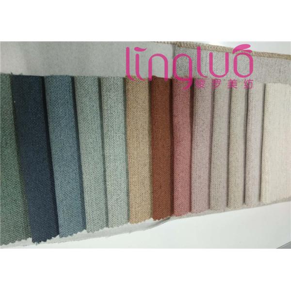 Quality American Style Wrinkle Resistant 140cm Imitation Linen Fabric for sale