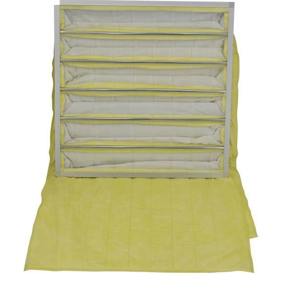 Quality F6 Air Intake Pocket Filter Synthetic Media Air Handling Unit Filter for Clean Room for sale