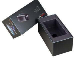 Quality 150x150mm Custom Printed Paper Boxes , Metallic Paper Packaging with plastic for sale
