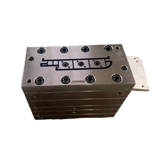 Quality Silver WPC Door Frame Extrusion Die for AutoCAD Design Software and PVC-Wood for sale