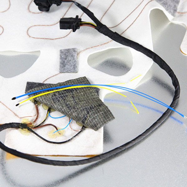 Quality 5k 8k Epoxy Coated NTC Thermistor 10K 25 C For Automotive Seat Heater for sale