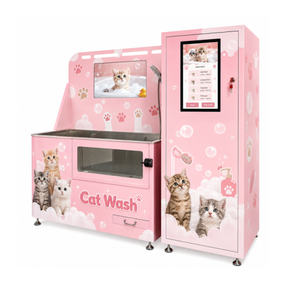 Quality Self Service Cat Washing Machine Featuring  Cleaning and Multiple Liquid Dispensers Ideal for Pet Grooming Stations for sale