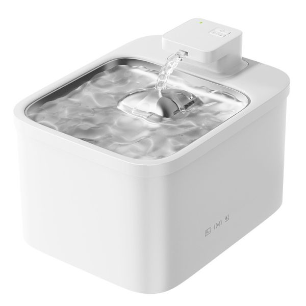 Quality Intelligent Automatic Stylish 4L Chargeable IPX5 Waterproof Wireless Pet Water Dispenser Eco-Friendly Plastic Bottle UV for sale