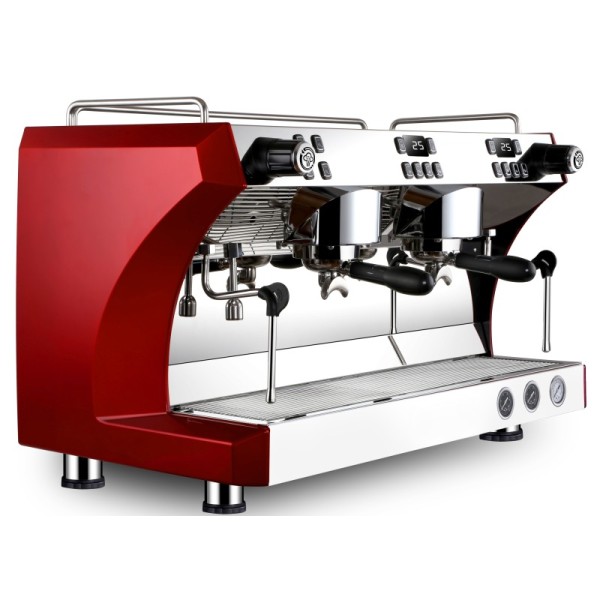 Quality 220V Two Groups Semi Automatic Coffee Maker , Silk Nespresso Coffee Machine for sale
