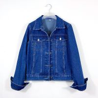 Quality Denim Jacket Manufacture Button Down Jacket OEM Denim Clothing Washed Blue for sale