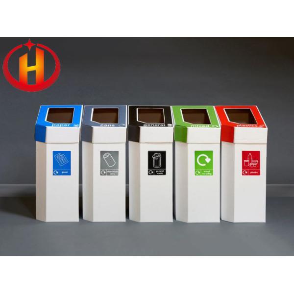 Quality Printable Corrosion Proof PP Corrugated Plastic Trash Bins Foldable for sale