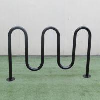 China Roadside Public Curved 60kg Steel Bike Rack factory