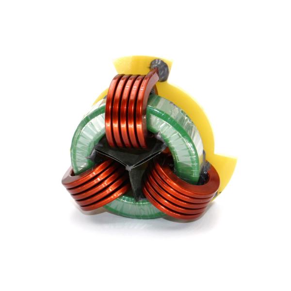 Quality Horizontal Three Phase Common Mode Choke Coils with Flat Wire Vertical Winding for sale