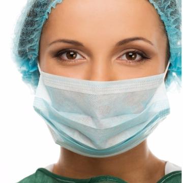 Easy Degradation Medical Breathing Mask , Disposable Protective Mask Light