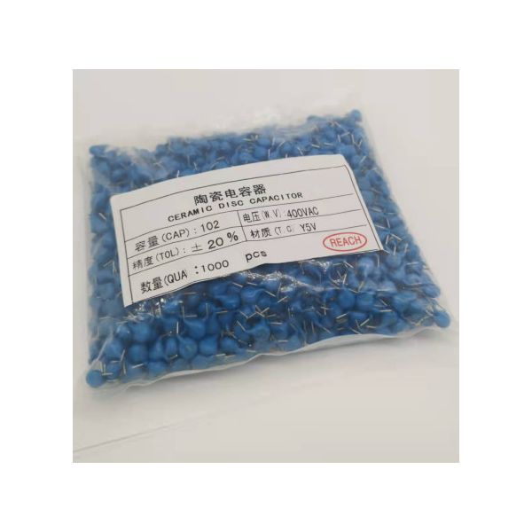 Quality Durable 400V AC Ceramic Disc Capacitor , Fireproof HV Ceramic Capacitors for sale