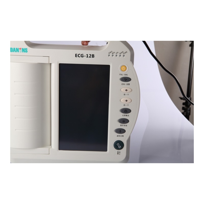 ecg machine 12 Lead 12 Channel ecg electrode machine Portable Electrocardiogram cheap ecg machine