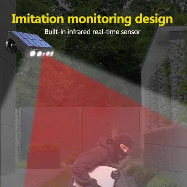 Quality Adjustable Security 600lm 120degree Solar Motion Sensor Wall Light PC+ABS for sale