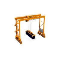 Quality OEM Rubber Tyre Double Girder Container Gantry Crane With Overload Protection for sale