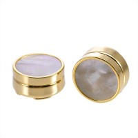 Quality Pearl Shell Inlay Men'S Button Covers for Wedding Attire for sale