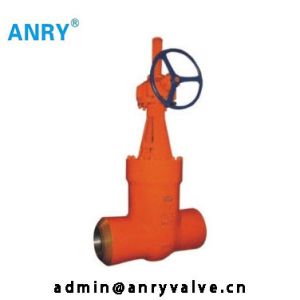 Quality Flanged RTJ Industrial Gate Valve Class 600~2500 Pressure Seal WCB Body 13%CR for sale