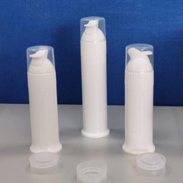 Quality 100ml PP Cylinder Airless Toothpaste Dispenser for Toothpaste Storage Pump Bottle for sale