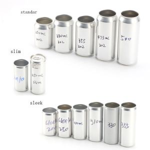 Quality Custom Metal Aluminum Beverage Can Carbonated Water Juice Cans With Lids for sale