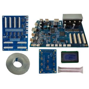 Quality Inkjet printer kit XP600 double head use for White ink lithography printer wall for sale