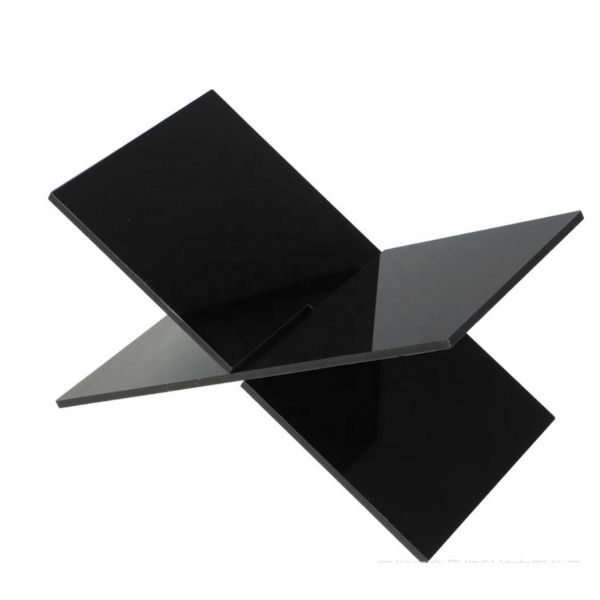 Quality Folded Open Plexiglass Model Plastic Cookbook Acrylic Book Stand Display Holder for sale