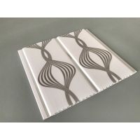 Quality common glossy printing middle groove pvc panels artistic ceiling systems 200*7mm for sale