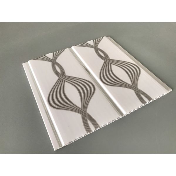 Quality common glossy printing middle groove pvc panels artistic ceiling systems 200*7mm for Africa markets for sale