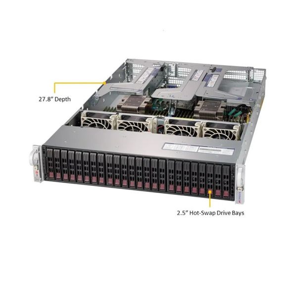 Quality Supermicro Server Sys-2029u-Tr4 GPU System Computing Rack Server Used and for sale